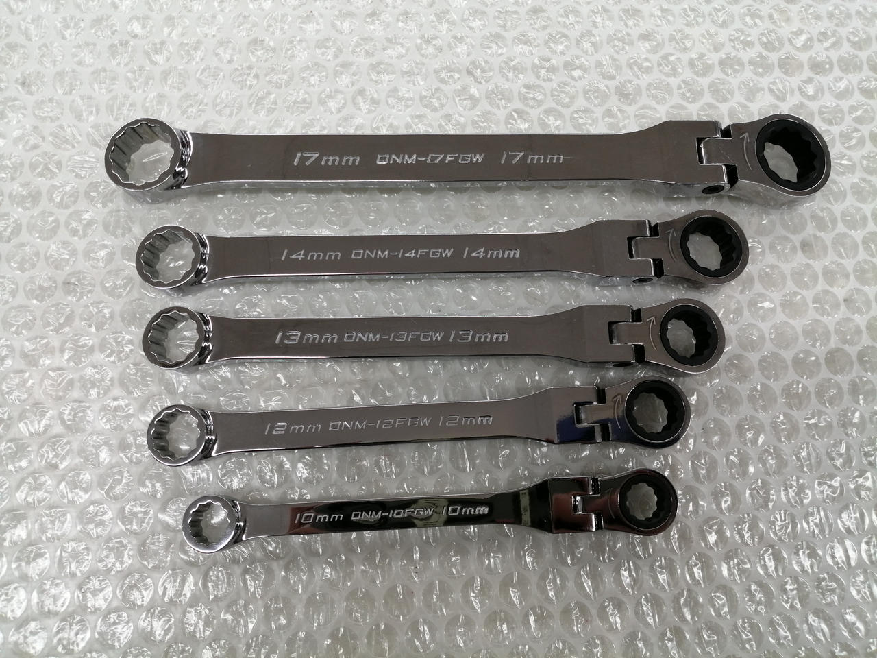 DEEN 首振りラチェットメガネ(コンビネーション)7PC 日本王者 正規品／ディーン フレックスラチェットメガネ 7ピースセット - dgb.gov.bf