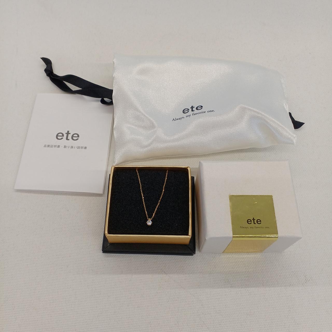 ete|K18ネックレス|HARDOFFオフモール（オフモ）|1030680000015105
