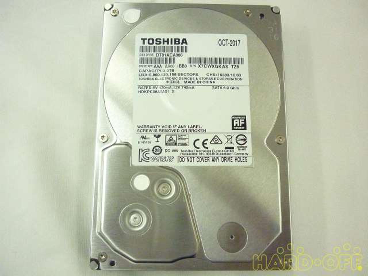 トウシバ(TOSHIBA)|内蔵型HDD3.5インチ|HARDOFFオフモール（オフモ）|2013550000002480