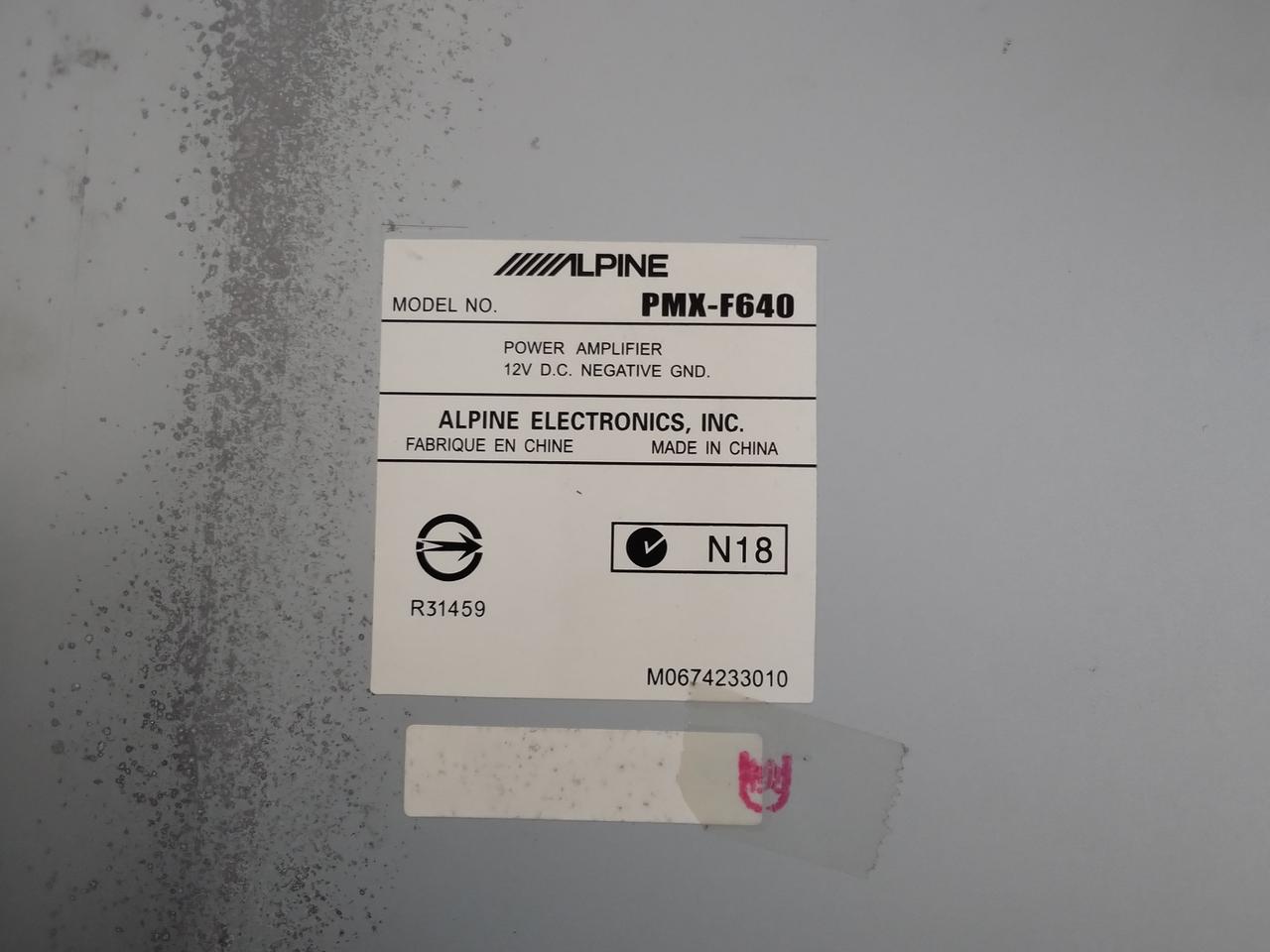 アルパイン(ALPINE)|4ch パワーアンプ MAX640w|HARDOFFオフモール（オフモ）|2050010000004772